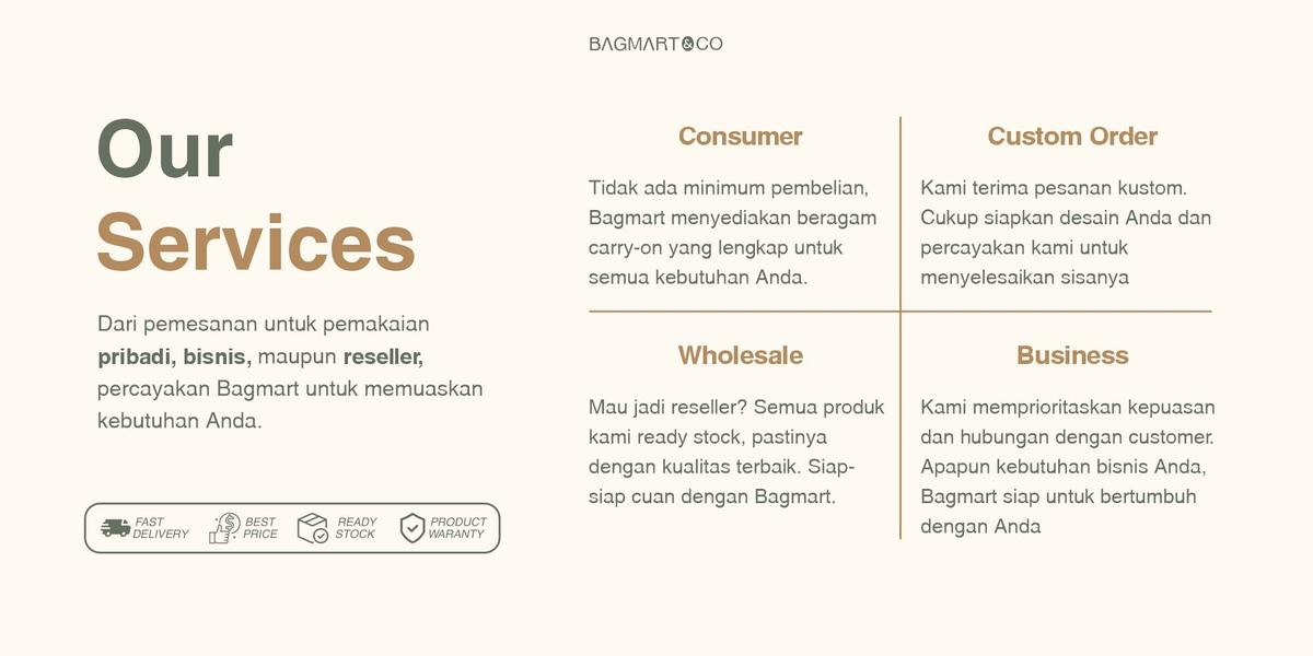 Toko Bagmart &Co Online - Produk Lengkap & Harga Terbaik | Tokopedia