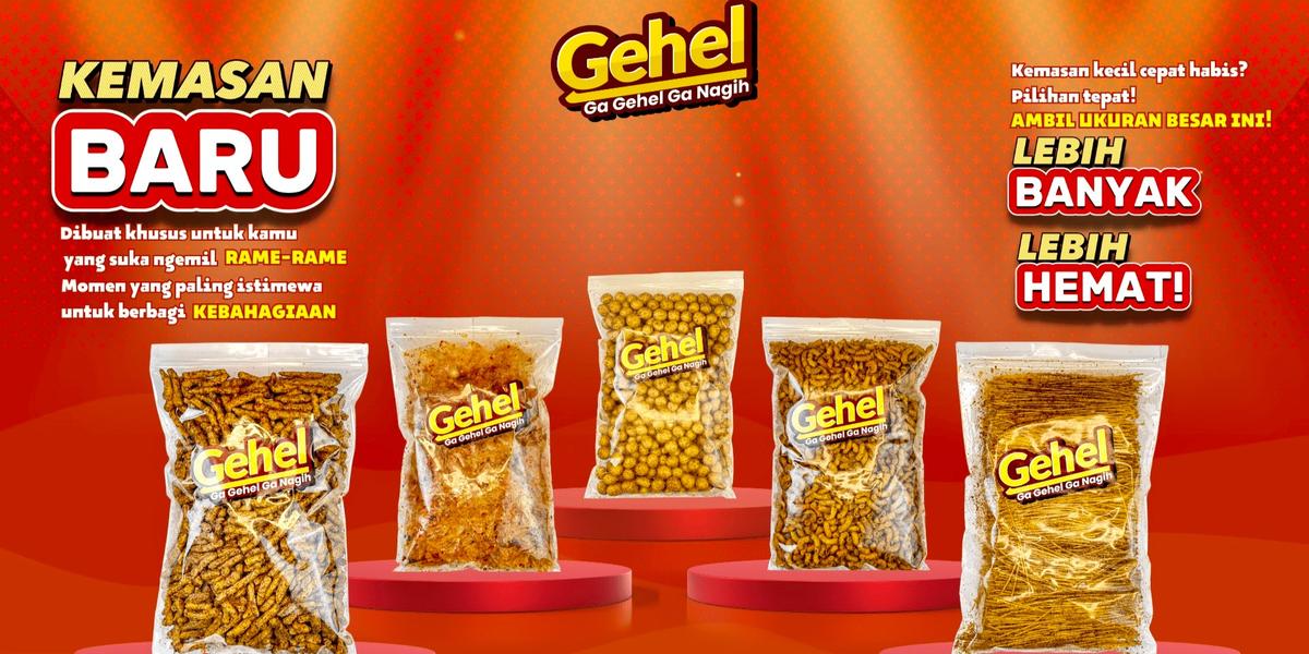 Gehel Snack - Produk Resmi & Terlengkap | GoPayLater Cicil 0% | Tokopedia