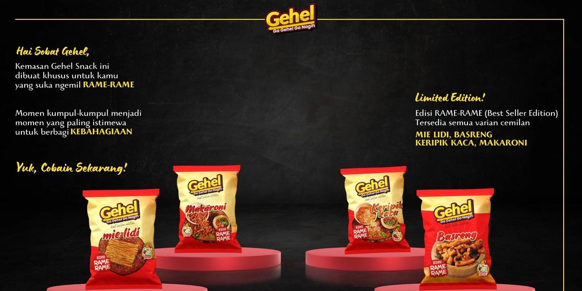 Gehel Snack - Produk Resmi & Terlengkap | GoPayLater Cicil 0% | Tokopedia