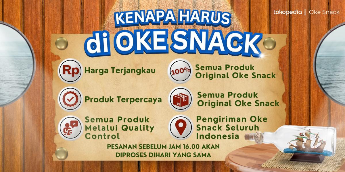 Toko oke snack Online - Produk Lengkap & Harga Terbaik | Tokopedia