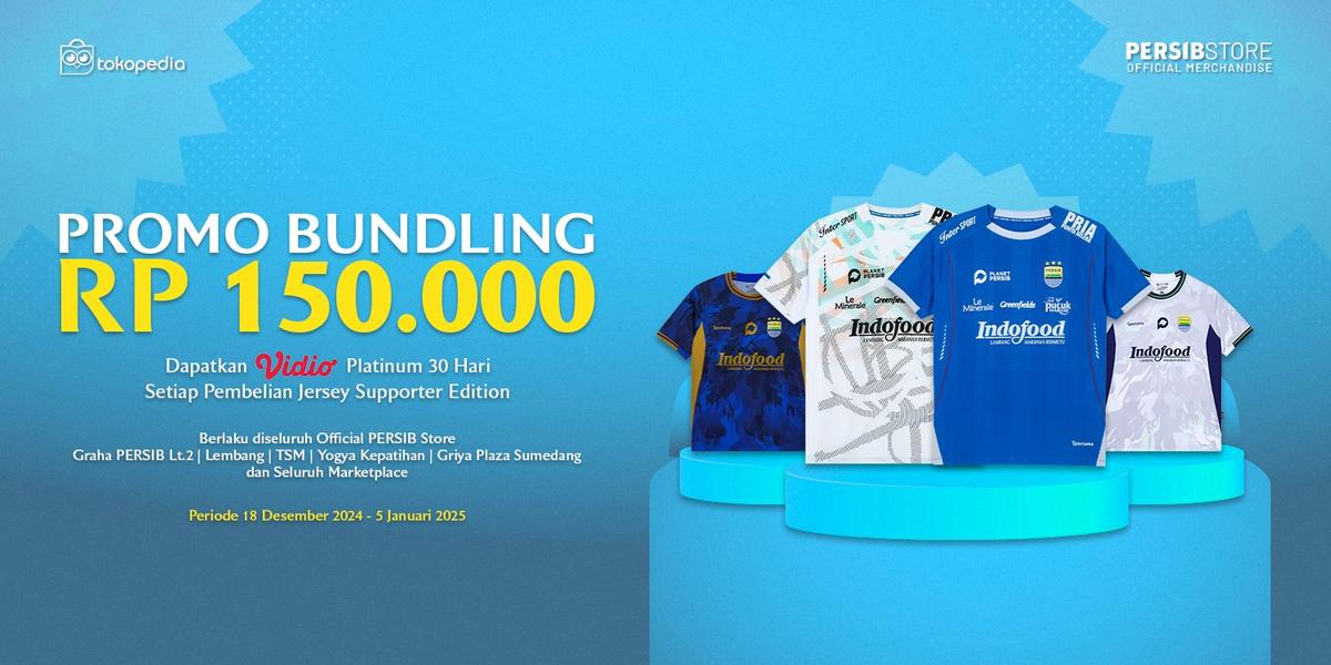 PERSIB OFFICIAL SHOP - Produk Resmi & Terlengkap | Tokopedia