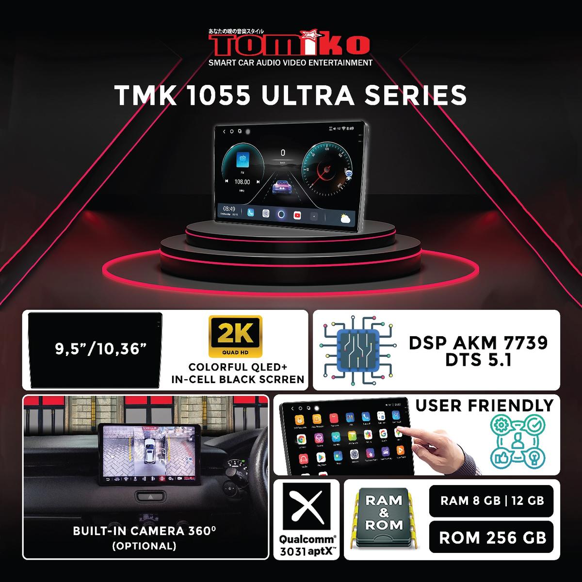 Tomiko Car Multimedia - Produk Resmi & Terlengkap | Tokopedia
