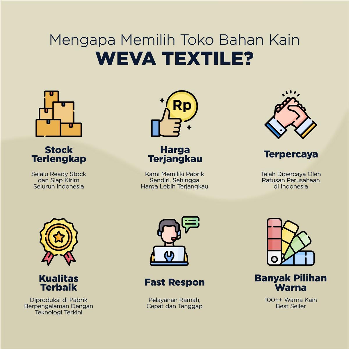 Toko Weva Textile Online - Produk Lengkap & Harga Terbaik | Tokopedia