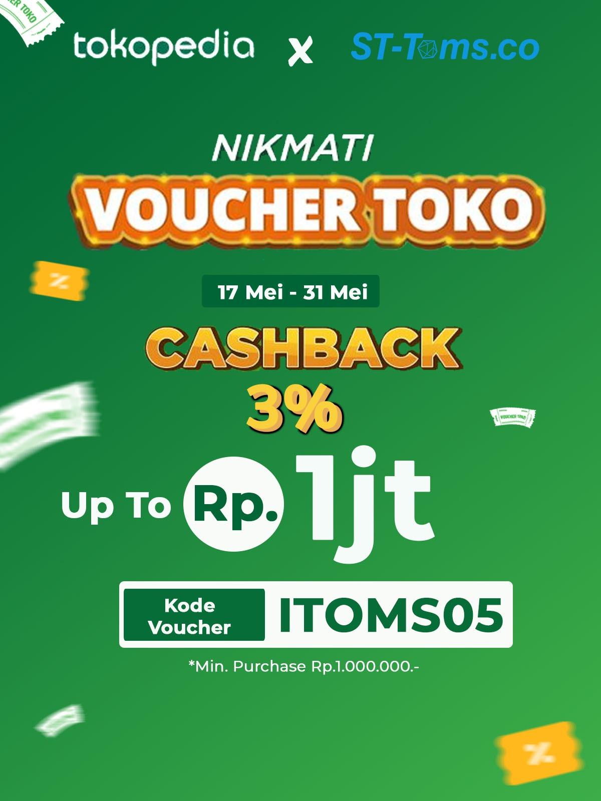 ST-Toms.co - Produk Resmi & Terlengkap | Tokopedia