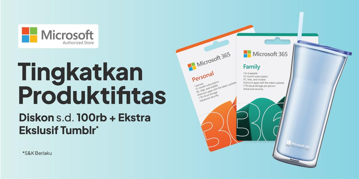 Microsoft Authorized - Produk Resmi & Terlengkap | GoPayLater Cicil 0% ...
