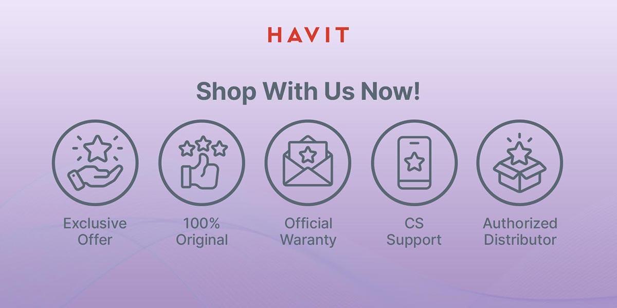 Havit Indonesia Official Store - Produk Resmi & Terlengkap | Tokopedia