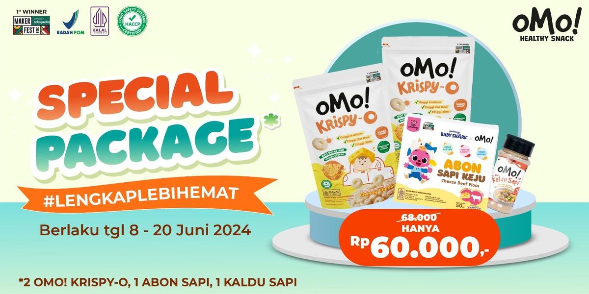 OMO! Healthy Snack - Produk Resmi & Terlengkap | Tokopedia