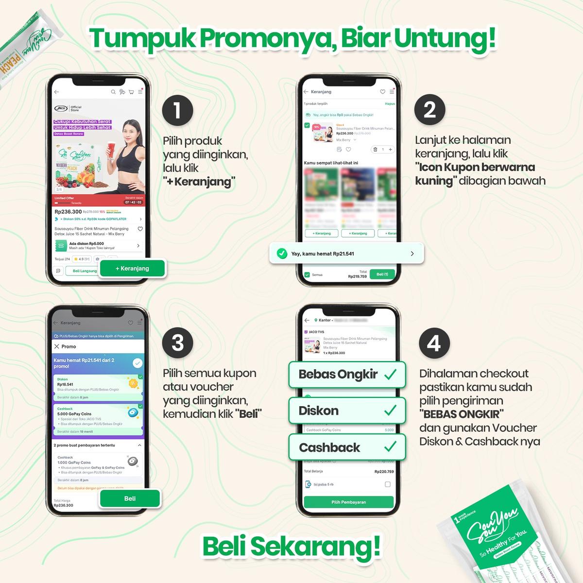 JACO TVS - Produk Resmi & Terlengkap | Tokopedia
