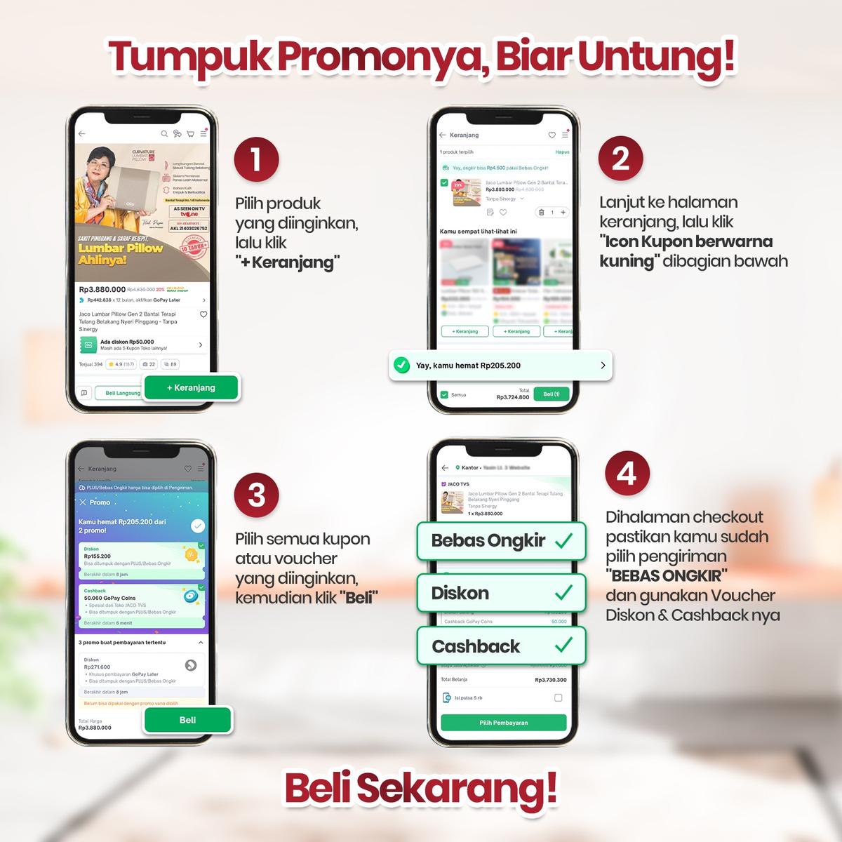 JACO TVS - Produk Resmi & Terlengkap | Tokopedia