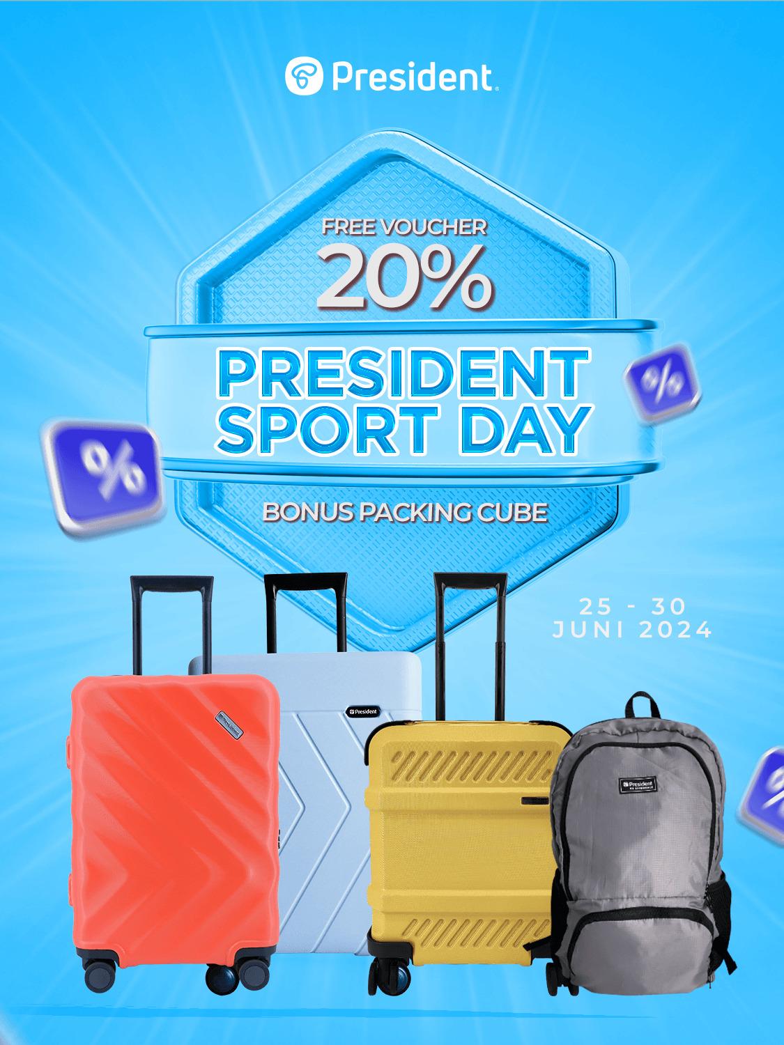 President Luggage - Produk Resmi & Terlengkap | Tokopedia