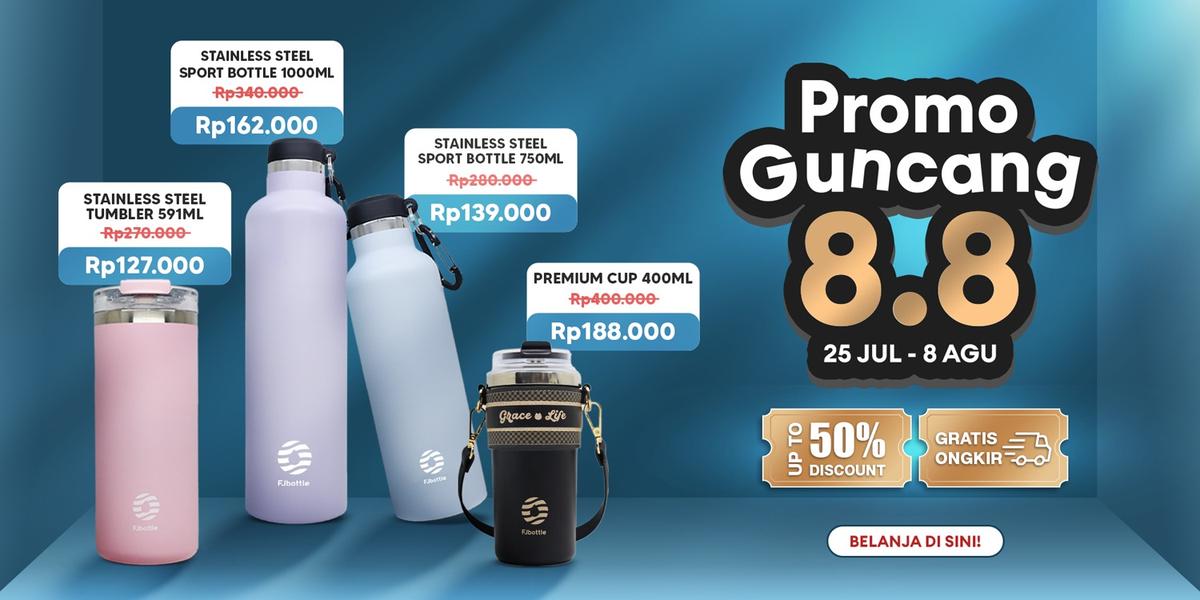 FJbottle Official Store - Produk Resmi & Terlengkap | GoPayLater Cicil 0% | Tokopedia