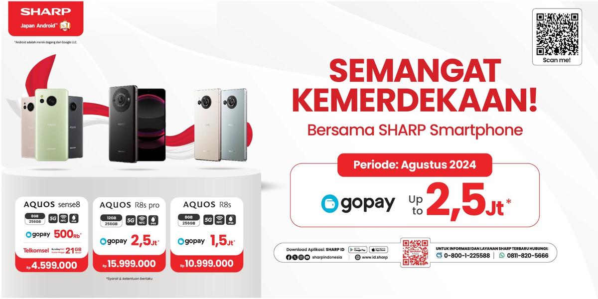 Sharp Mobile Official Store - Produk Resmi & Terlengkap | GoPayLater ...