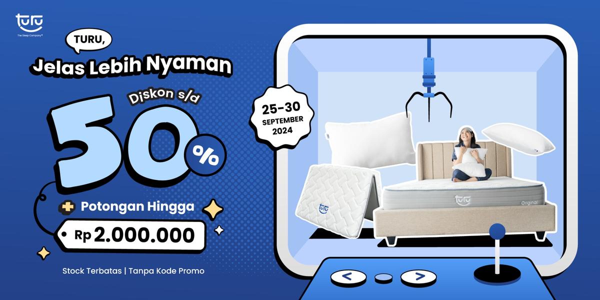 TURU Bed Official - Produk Resmi & Terlengkap | Tokopedia