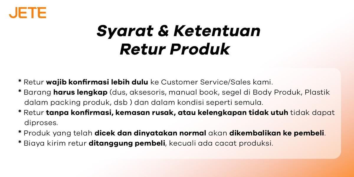JETE Indonesia - Produk Resmi & Terlengkap | Tokopedia