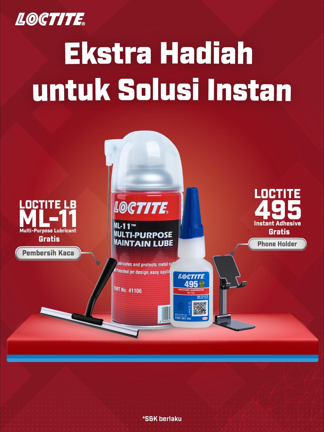 LOCTITE Indonesia Official Store - Aneka Perekat Kualitas Super | Tokopedia