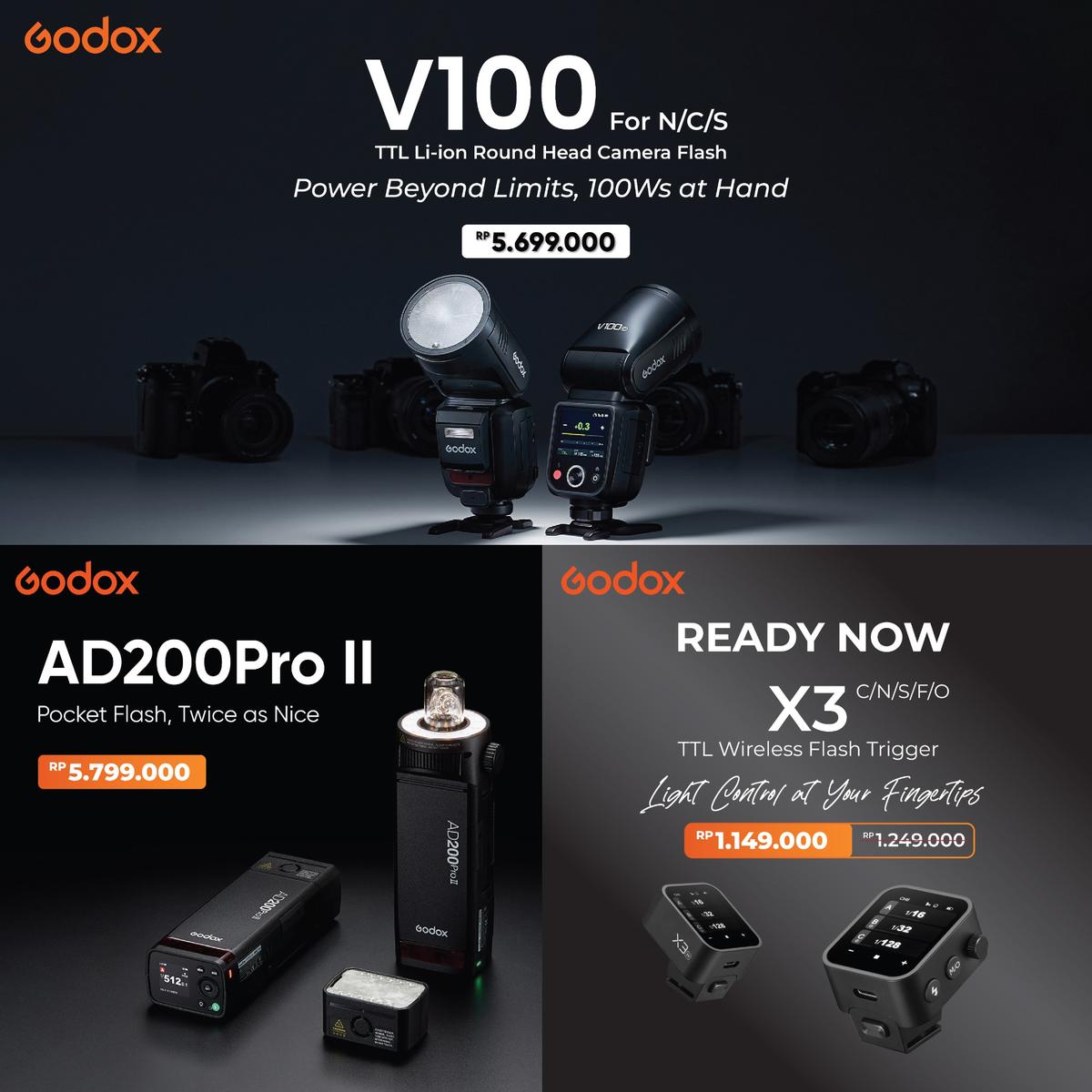 Godox Official Store - Toko Online Perlengkapan Fotografi | Tokopedia