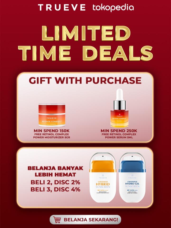 Trueve Official Shop - Produk Resmi & Terlengkap | Tokopedia