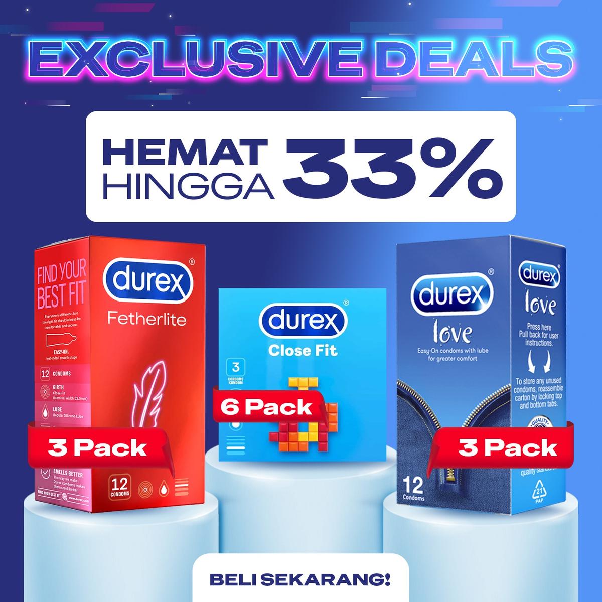 Durex Store - Kondom Nomor 1 Terbaik di Dunia | Tokopedia