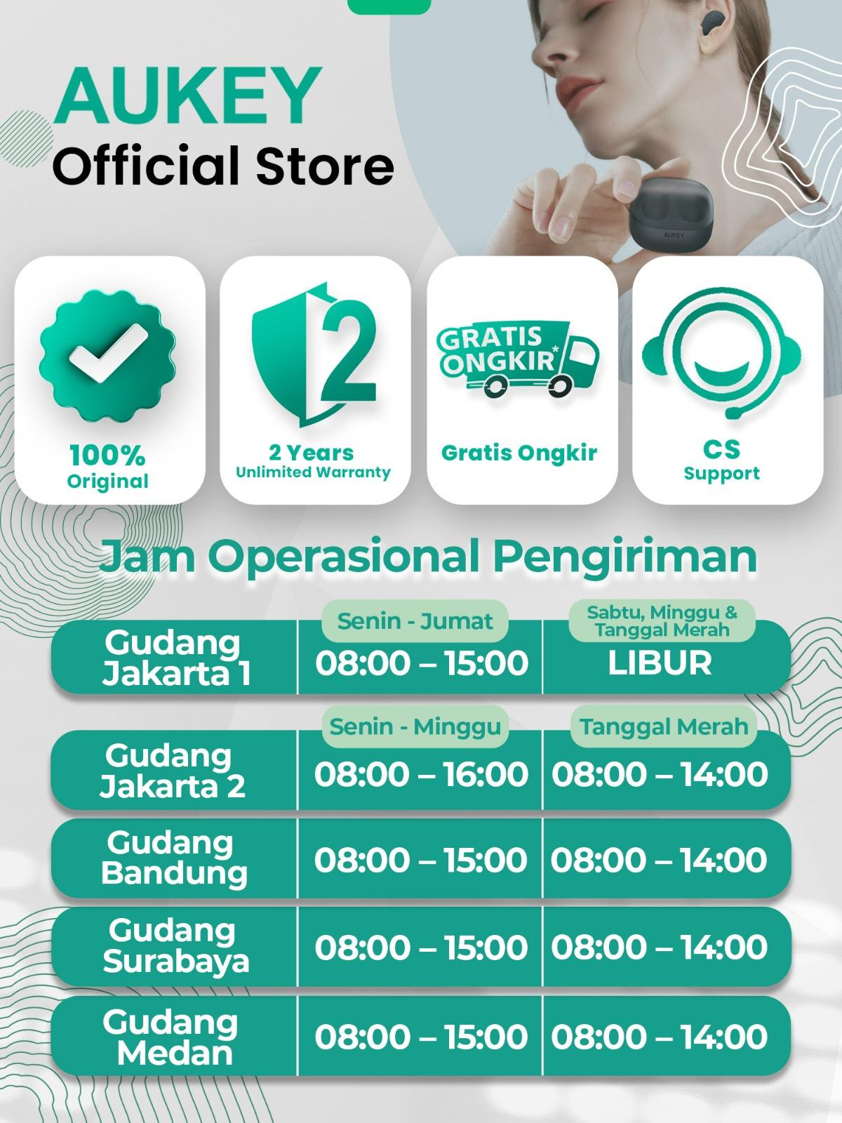 AUKEY OFFICIAL STORE - Produk Resmi & Terlengkap | GoPayLater Cicil 0% ...
