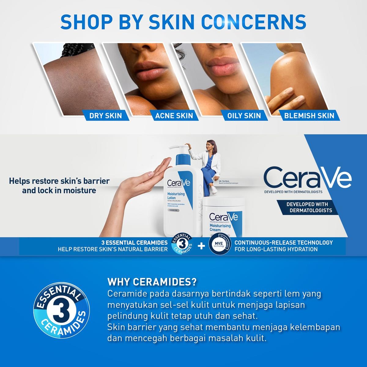 CeraVe ID - Produk Resmi & Terlengkap | GoPayLater Cicil 0% | Tokopedia