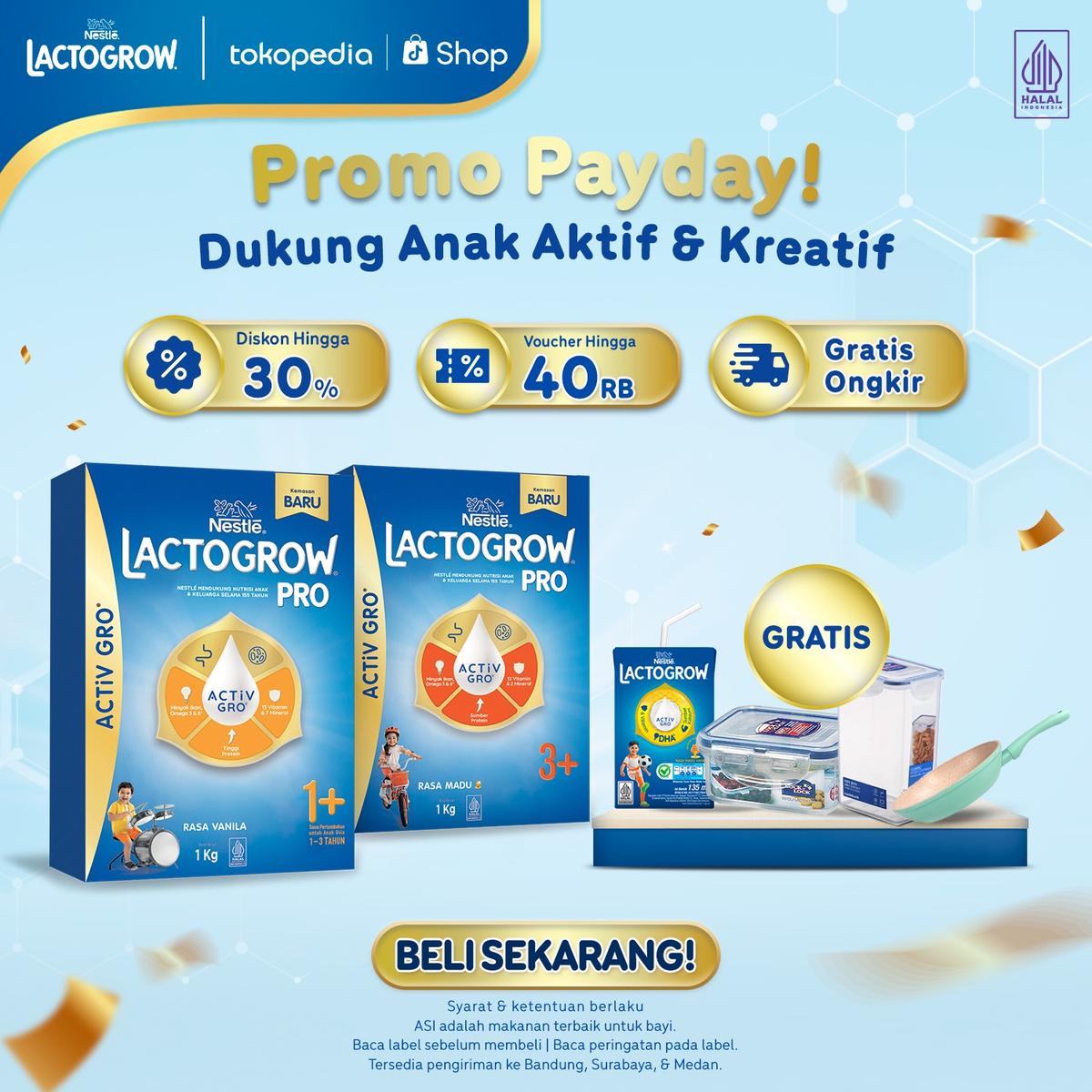 Lactogrow Official Store - Produk Resmi & Terlengkap | Tokopedia