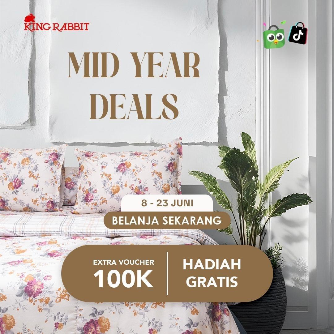 King Rabbit Sprei & Bed Cover - Produk Resmi & Terlengkap | Tokopedia