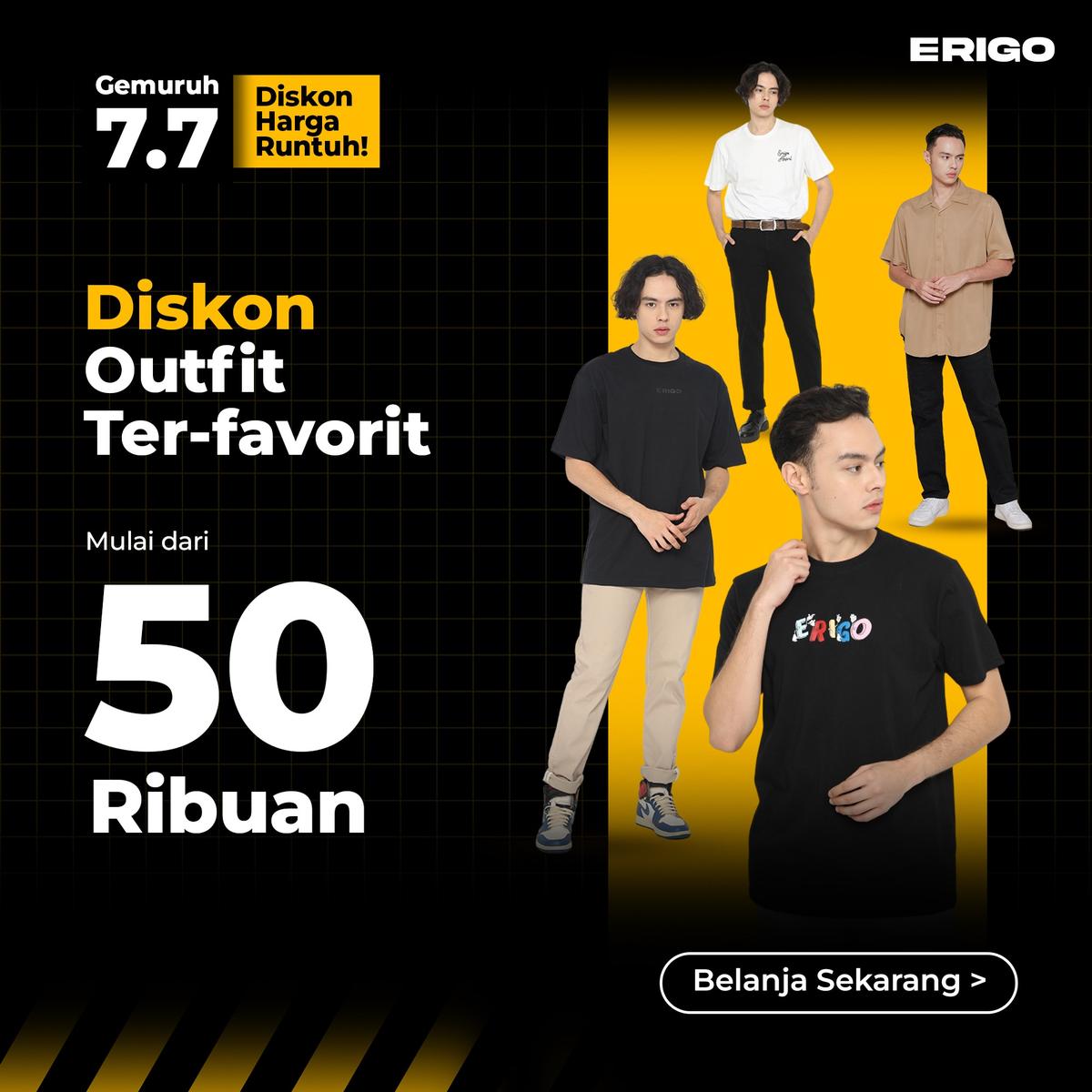 Erigo Store - Produk Resmi & Terlengkap | Tokopedia