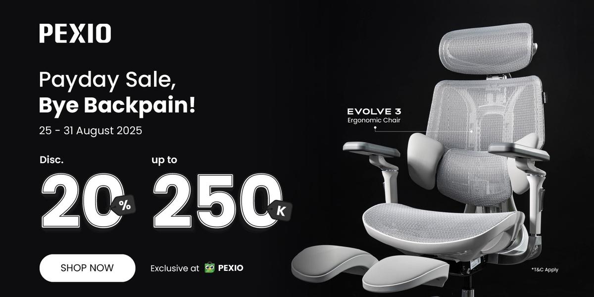 Pexio Ergonomic - Produk Resmi & Terlengkap | Tokopedia