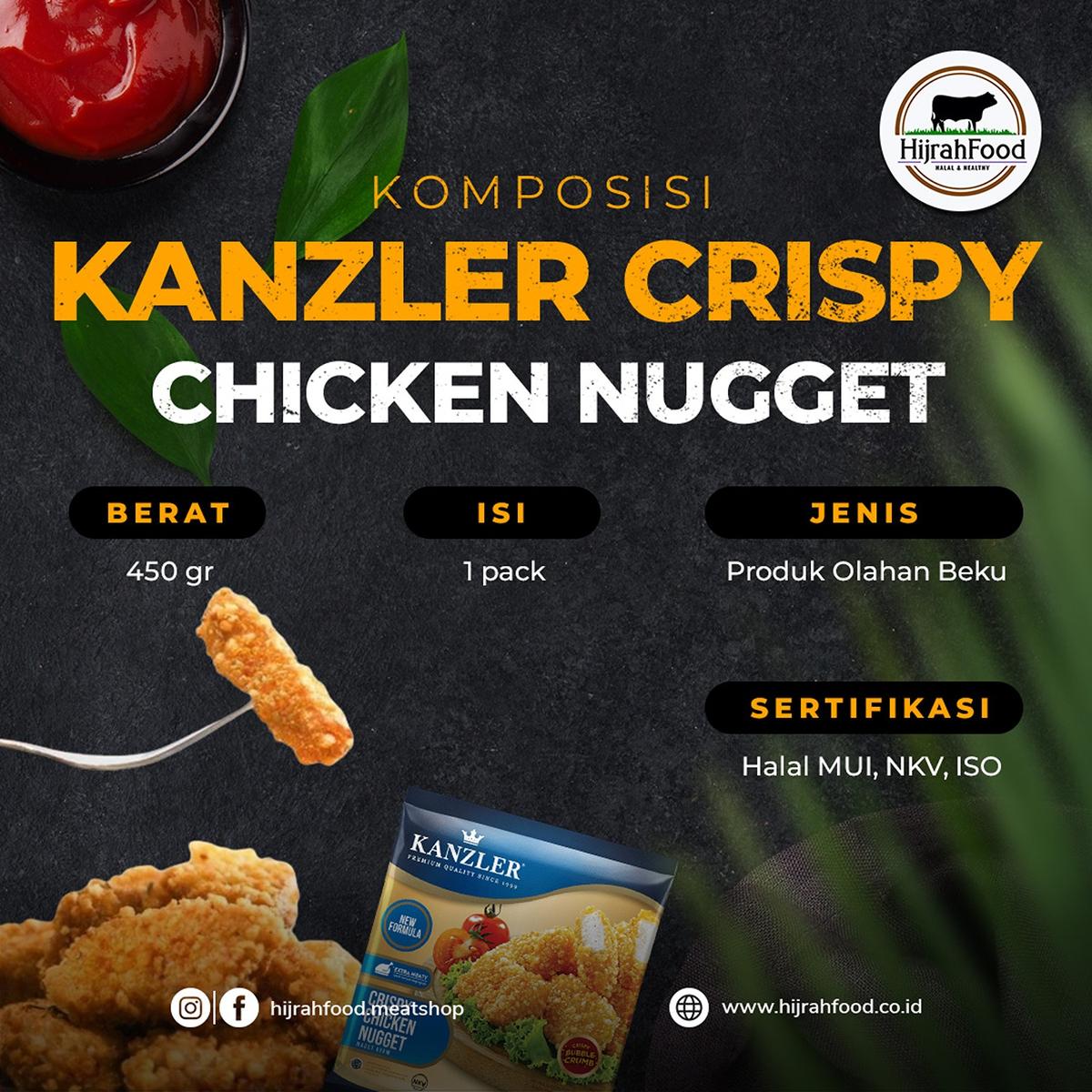 Jual Kanzler Crispy Chicken Nugget | Naget Ayam Krispy (450 gr ...