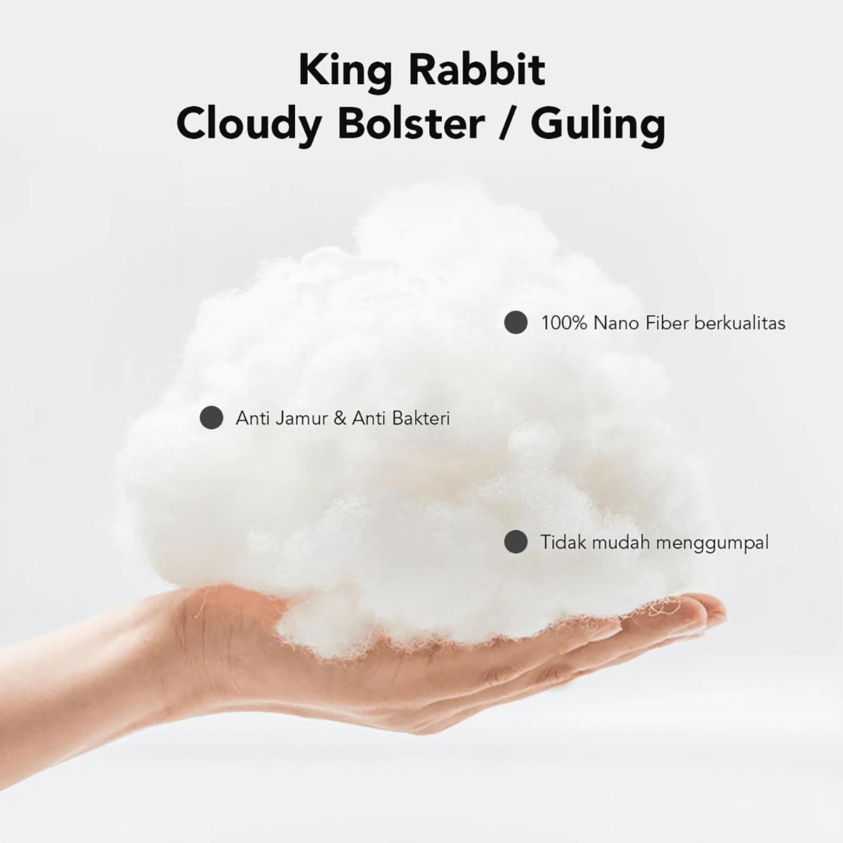 Promo King Rabbit Premium Cloudy Bolster - Guling uk. 25x80 cm - 1 ...