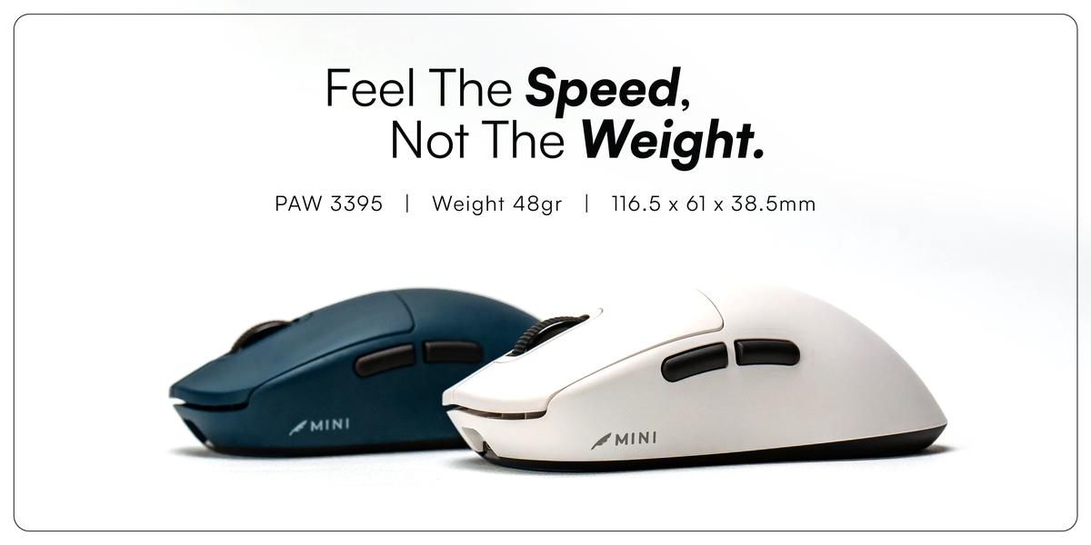 Promo ICARUS V2 Mini Ultralight Wireless Gaming Mouse - BALTIC BLUE ...