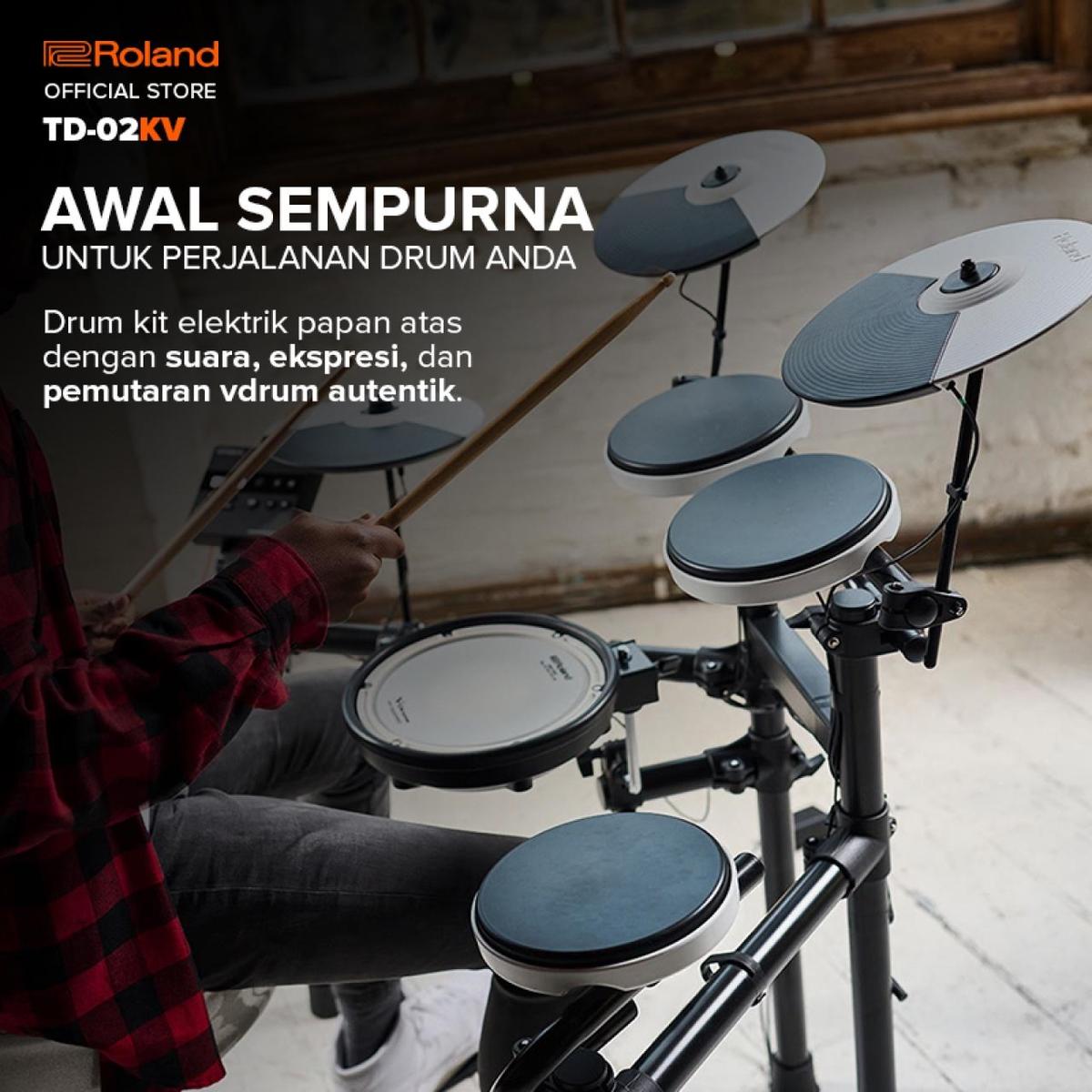 Promo Roland TD-02KV V-Drums Drum Elektrik - TD-02KV Cicil 0% 3x - Kota Tangerang Selatan ...