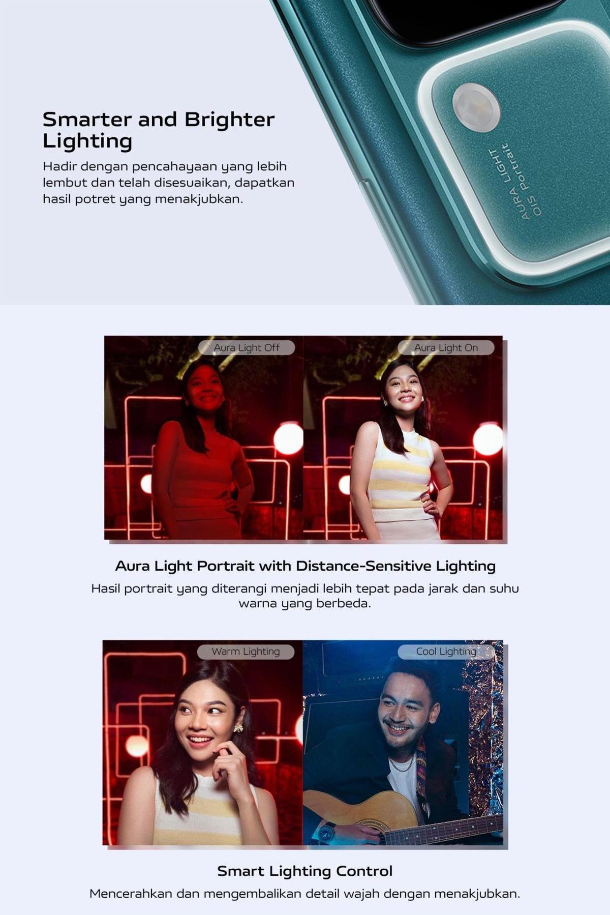 Promo vivo V30 5G (8+8GB/256GB) - Aura Light Portrait, 80W FlashCharge Cicil 0% 3x - Kab ...