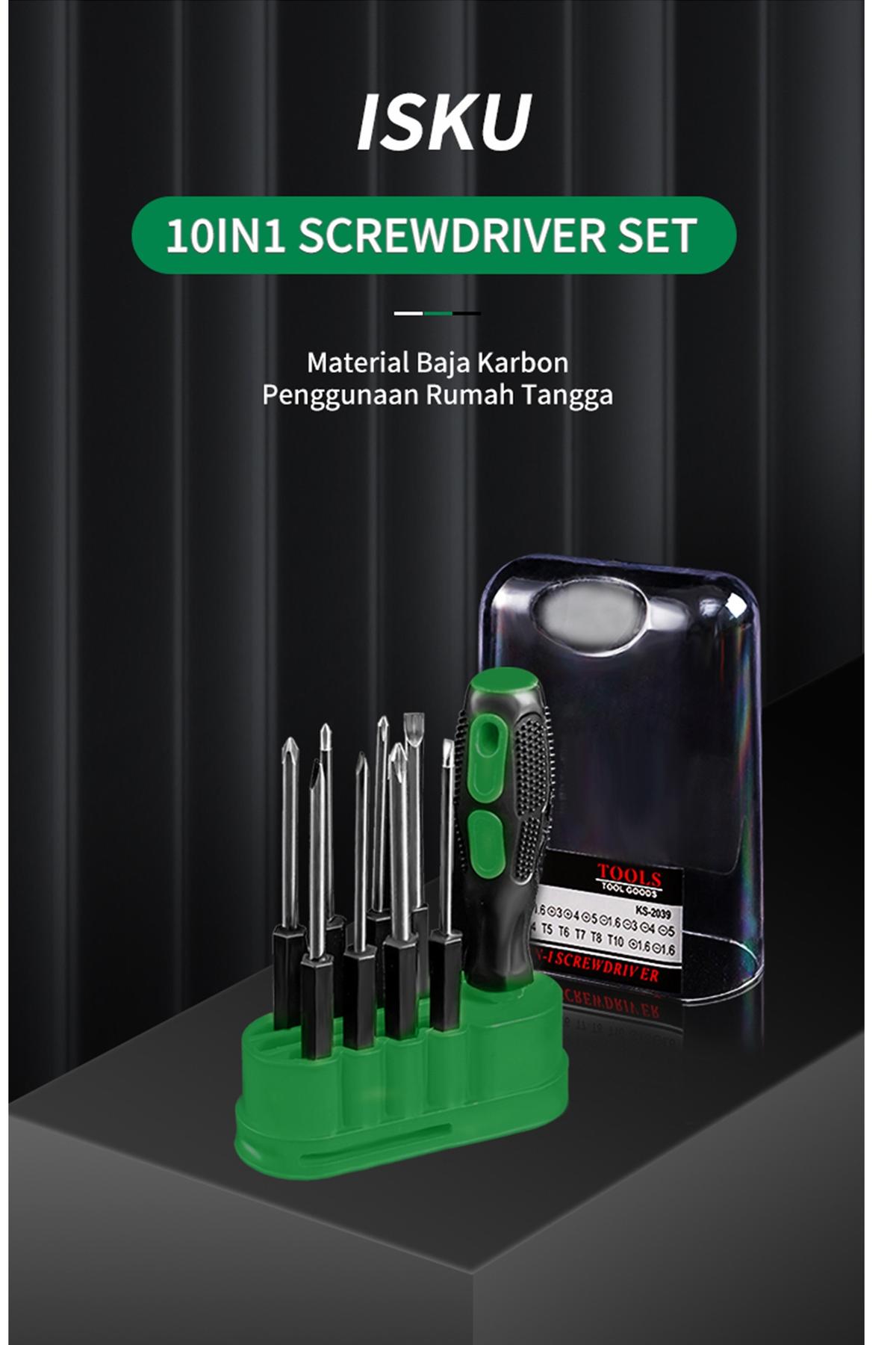 Promo ISKU 10 in 1 Obeng satu hp full set komplit serbaguna ori murah magnet - 10 in 1 - Jakarta ...