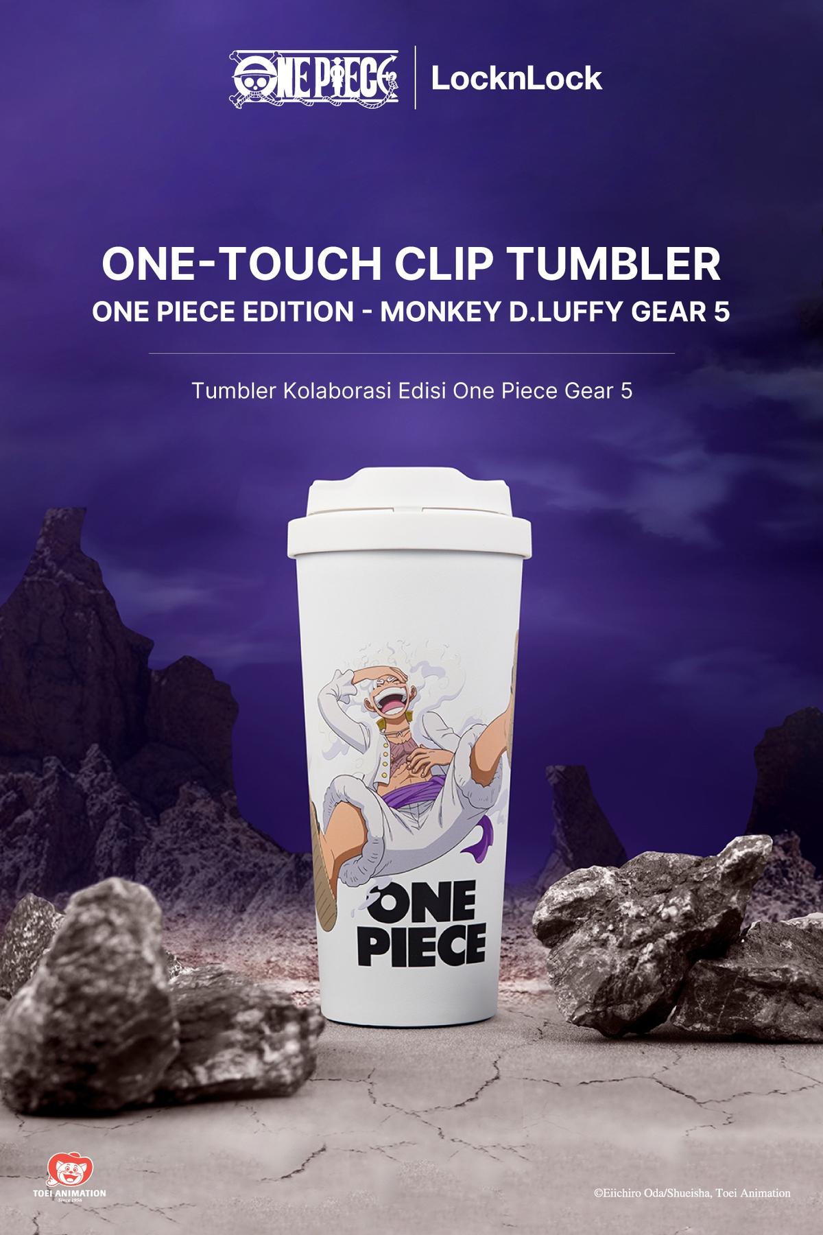 Promo LocknLock One Touch Clip Tumbler 550ml One Piece Edition - Monkey ...