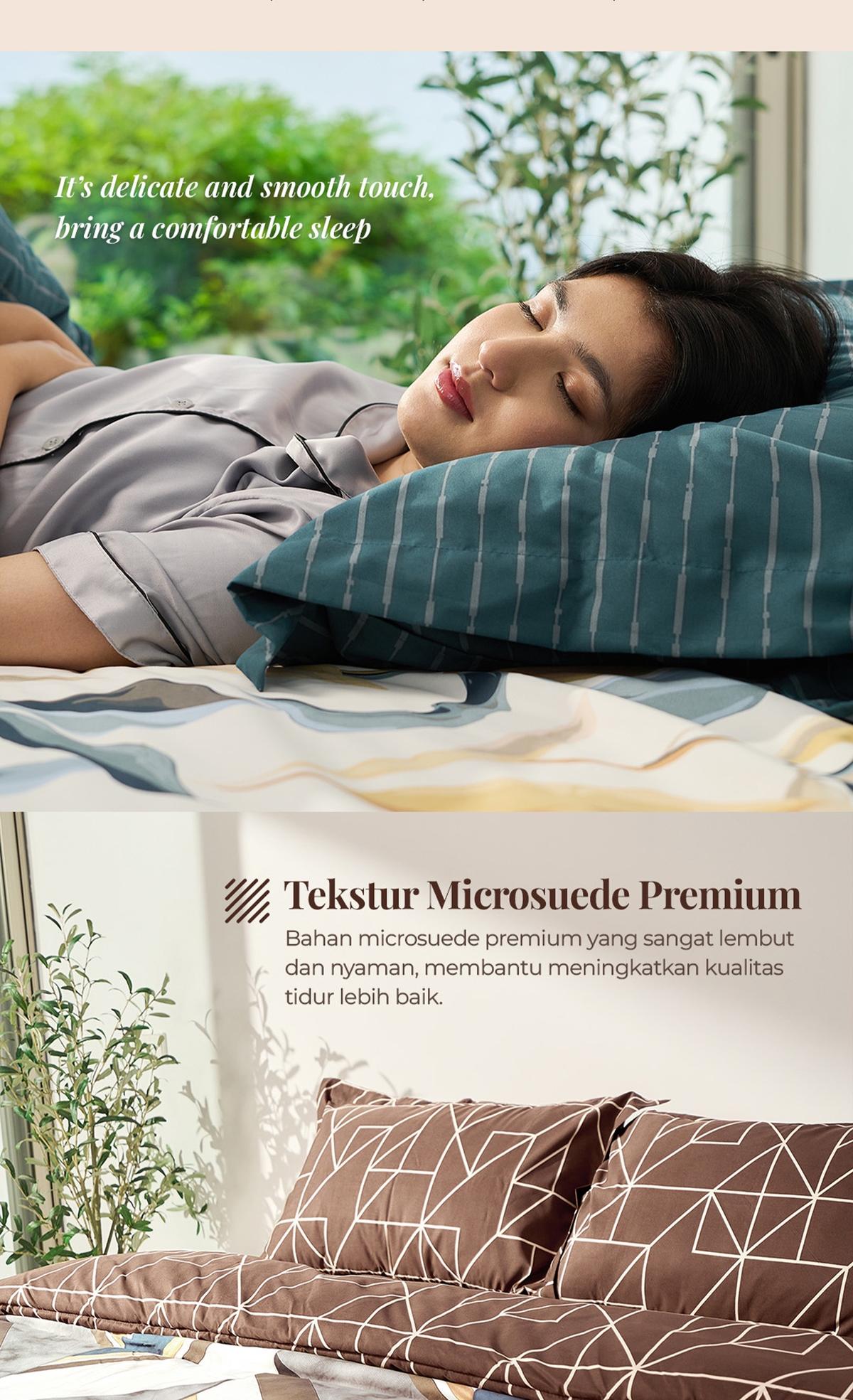 Promo Kintakun Beglance Microtex Sprei Set 120 Extra Single Terre 30cm - Kota Bekasi - Beglance ...