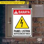 Jual Sticker Sign Stiker Penanda Bahaya Panel Listrik Tegangan Tinggi ...