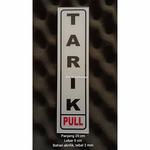 Jual Acrylic Sign Signage DORONG TARIK Rambu Simbol Akrilik 5 x 20 cm ...