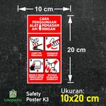 Jual Stiker Cara Penggunaan Apar Safety Sign - 10x20 cm - Kota Bandung ...