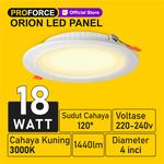 Jual Lampu Downlight LED Proforce Orion Panel 18 Watt 4 Inch 1440 Lumen ...