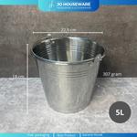 Jual Ember timba stainless steel siper tebal anti karat premium P31 - 5 ...