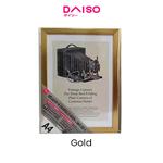 Jual Daiso Modern Photo Frame A4 Size Gold Silver - gold - Kota Bandung ...