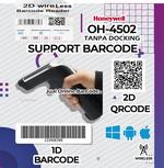 Jual Barcode Scanner Wireless Honeywell OH4502 / OH-4502 - 2D QR CODE ...