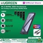 Promo UGREEN SSD Casing Enclosure M.2 NVMe SATA To USB 3.1 / USB C ...
