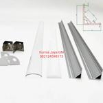 Jual Cover Lampu Alumunium Led Strip 1meter Rumah Led Strip Pelindung 1 ...