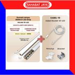 Jual HUBEN Rumah Lampu Termasuk LED Rulam 10 LED 3m Silver Langsung ...