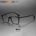Promo Grey Jack Frame Kacamata Model Kotak Bahan Titanium Ringan Kokoh ...