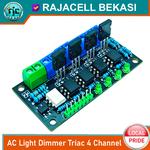 Jual Module AC Light Dimmer 4-Channel Thyristor Triac Speed Controller ...