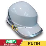 Jual Helm Safety MSA Baseball Putih Fast Track - Safety Helmet ABS SNI ...