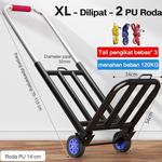 Jual Troli Besi Lipat Serbaguna Troli Galon Troli Barang Free Tali ...